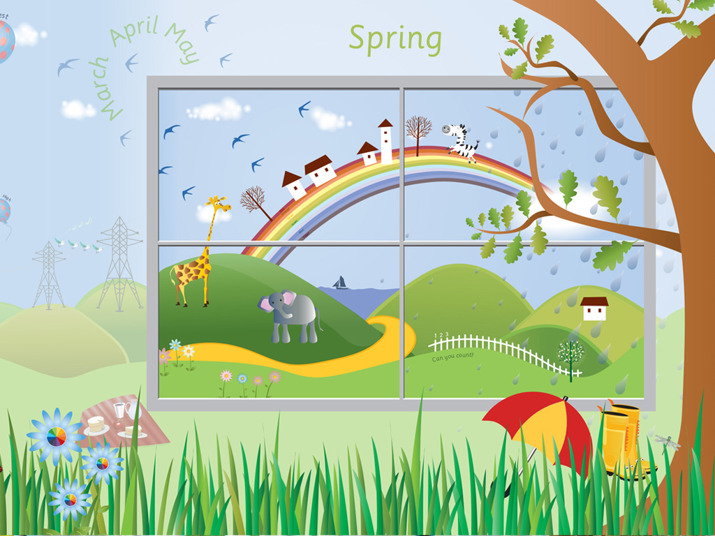 Early Years Corridor Displays – The Four Seasons