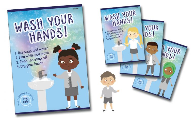 5 FREE Child Friendly ‘Wash Your Hands!’ Posters