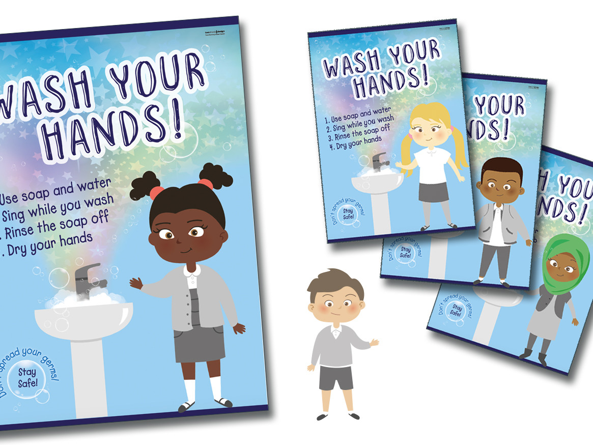 5 FREE Child Friendly ‘Wash Your Hands!’ Posters
