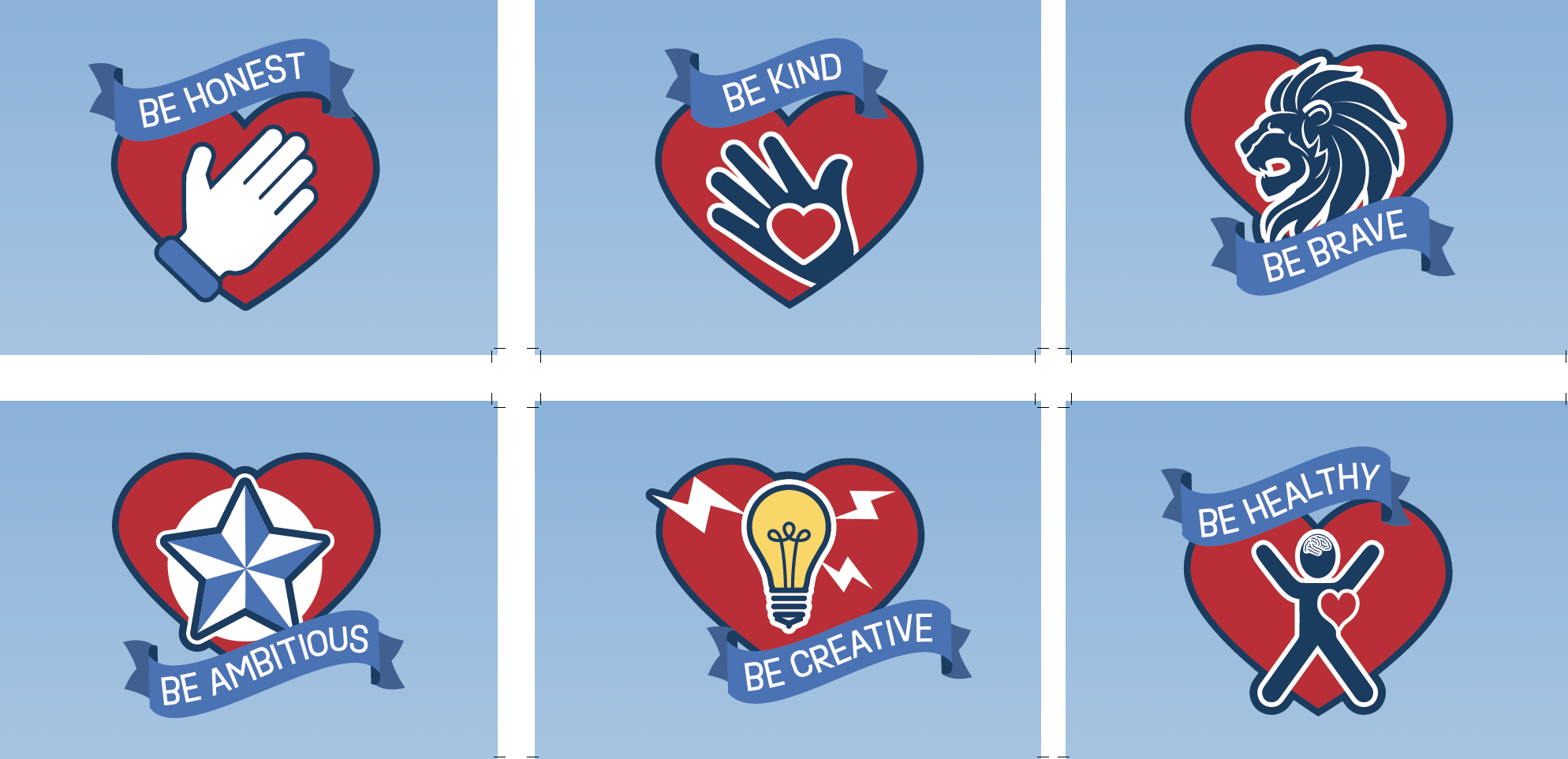 Creating Icons for Dovecote Primary School Values